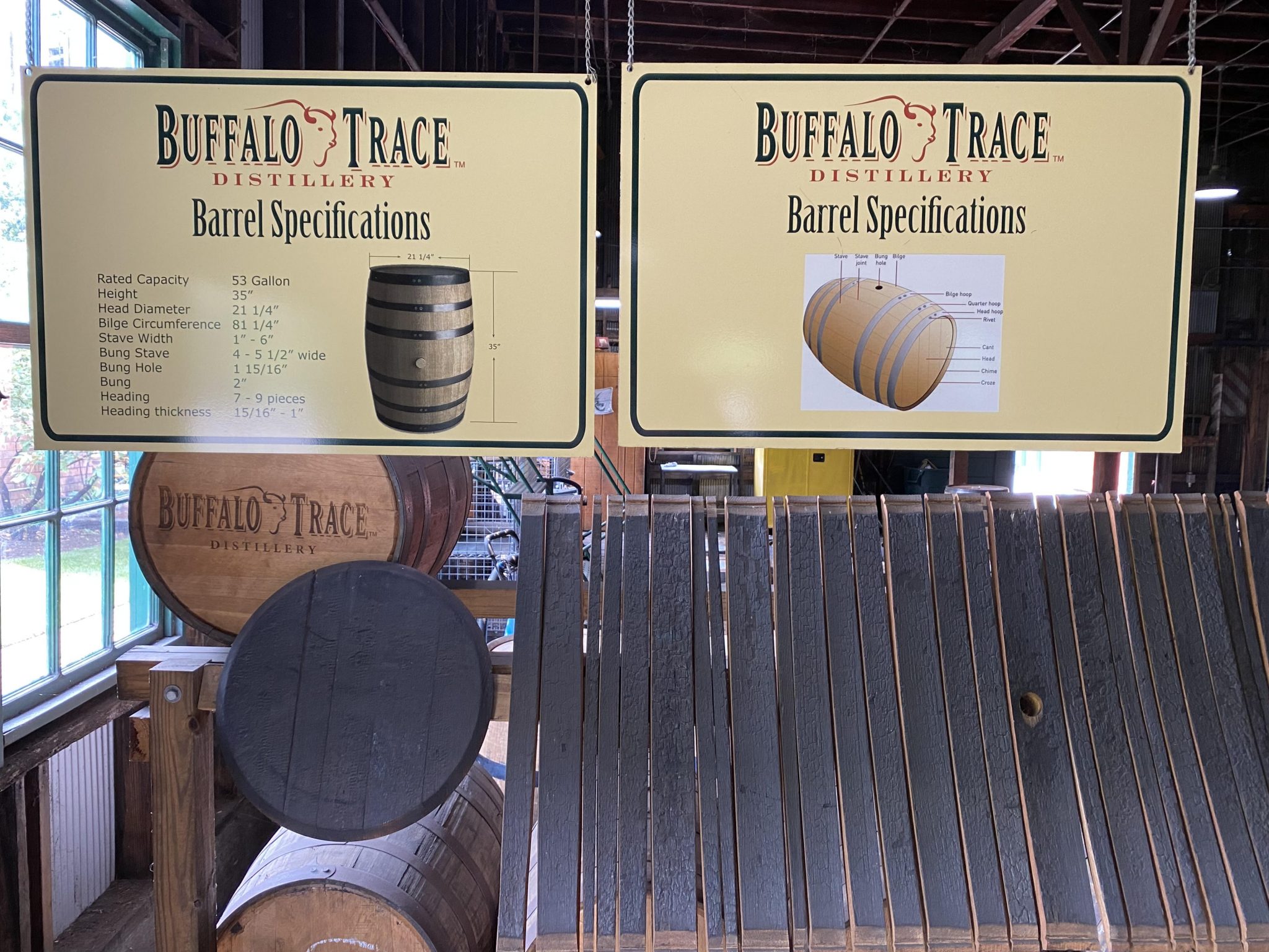 Buffalo Trace Barrel Specs – Indian Trail ABC Board NC